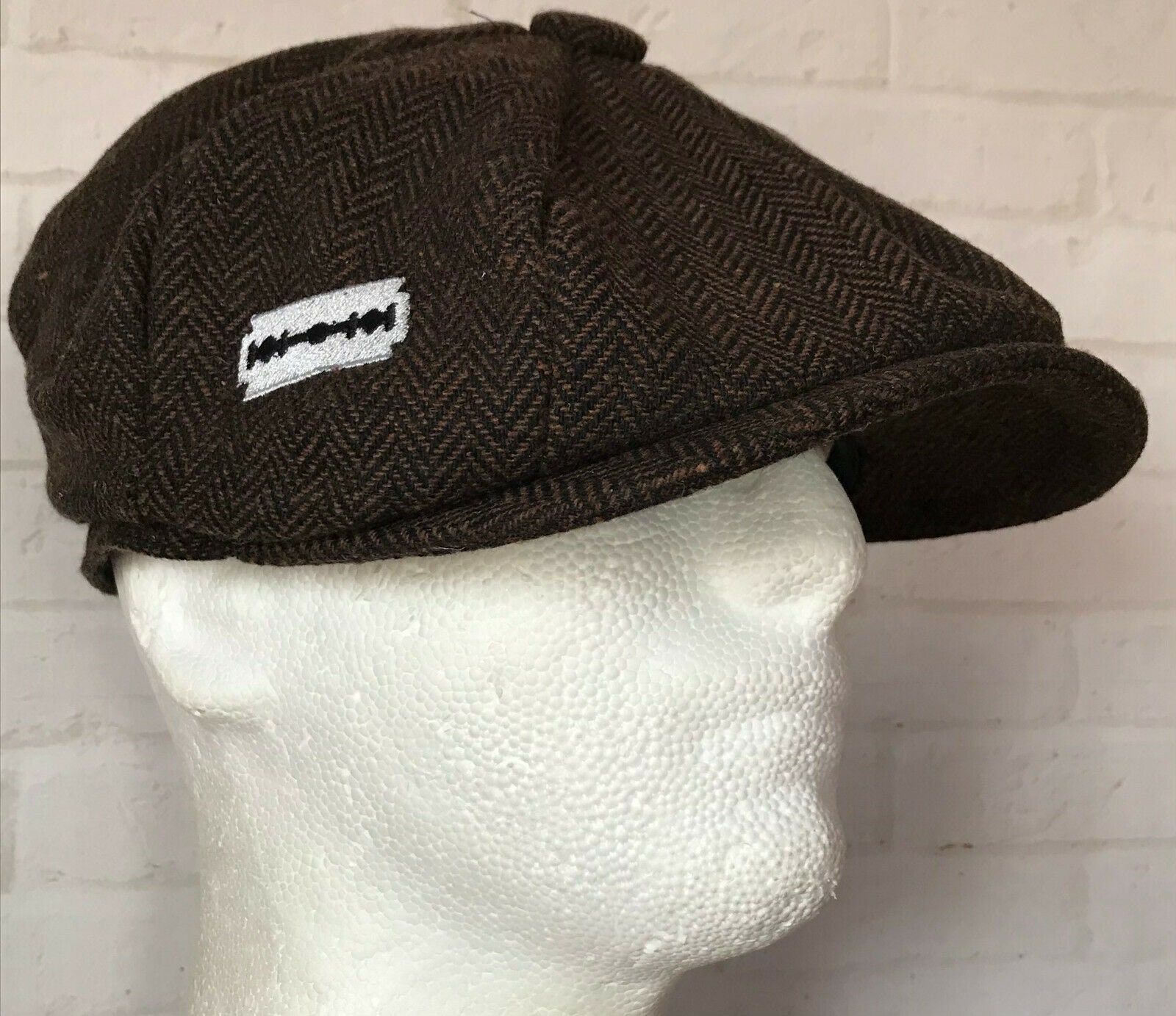 Peaky Blinders Inspired Razor Blade Unisex Flat Cap Tommy Arthur Thomas ...