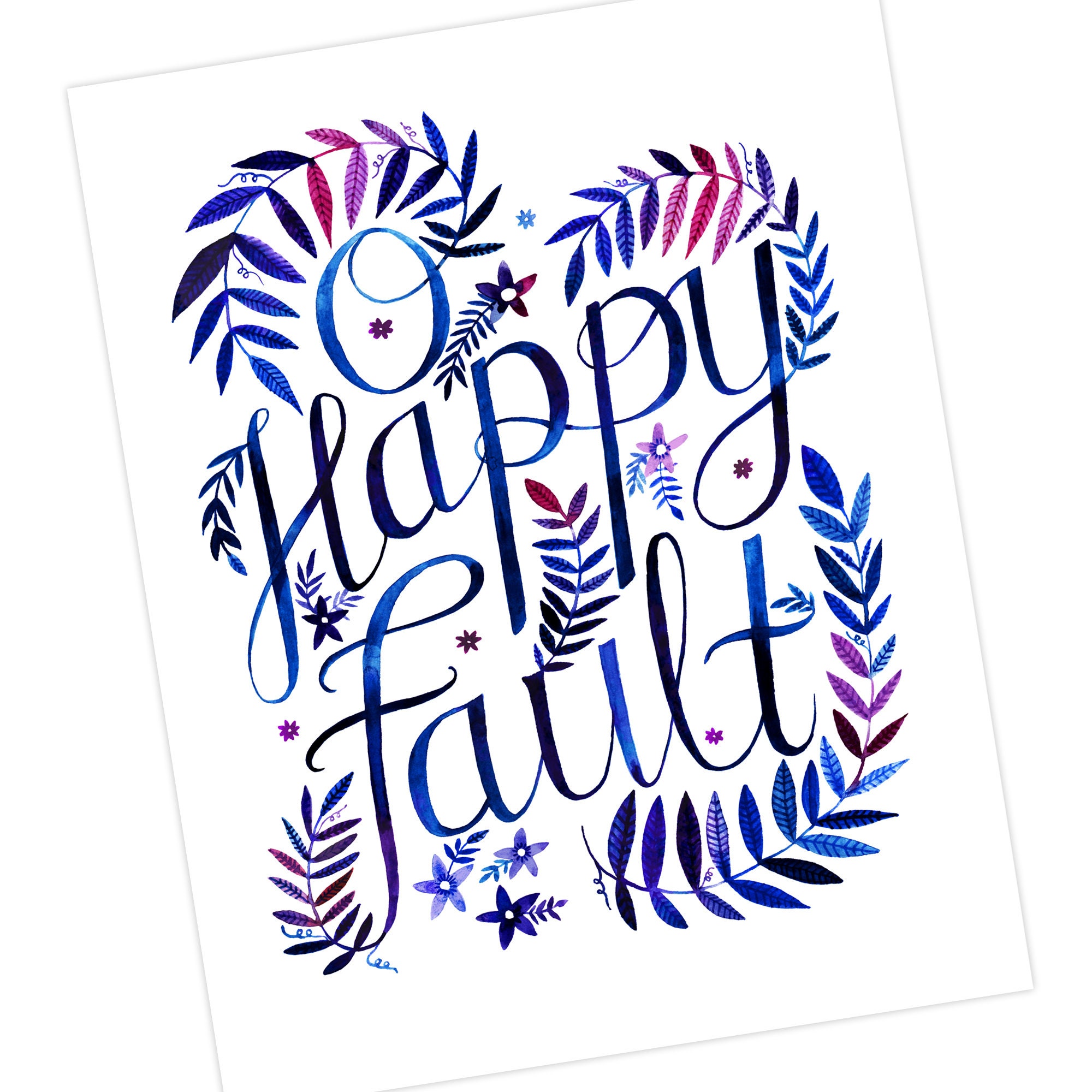 Oh Happy Fault Instant Download Print - Etsy
