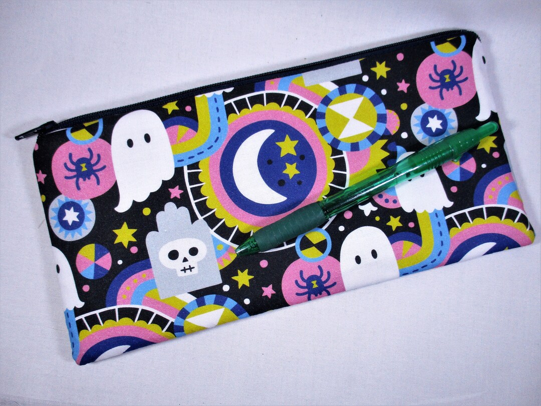 Trousse à crayons d'Halloween pochette faite à la main - Etsy France