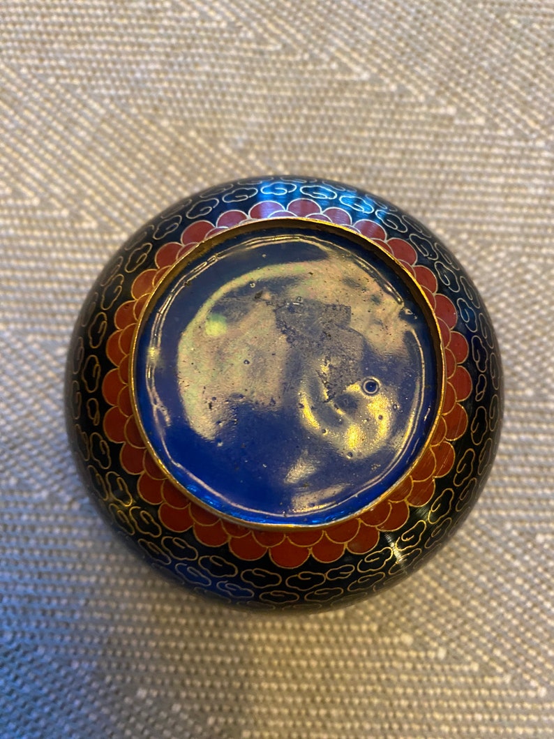 Chinese Cloisonne Box - Etsy
