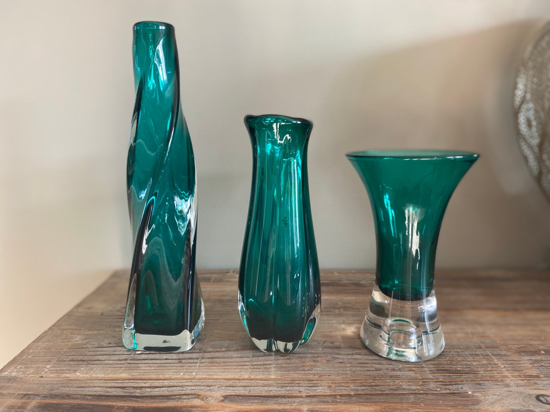 Three Norwegian Vases, Hadeland and Magnor - Etsy
