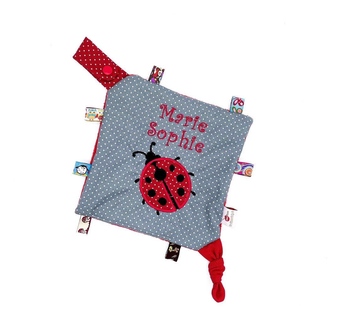 Cute Crackling Cloth With Name and Ladybug, High Quality Personalized ...