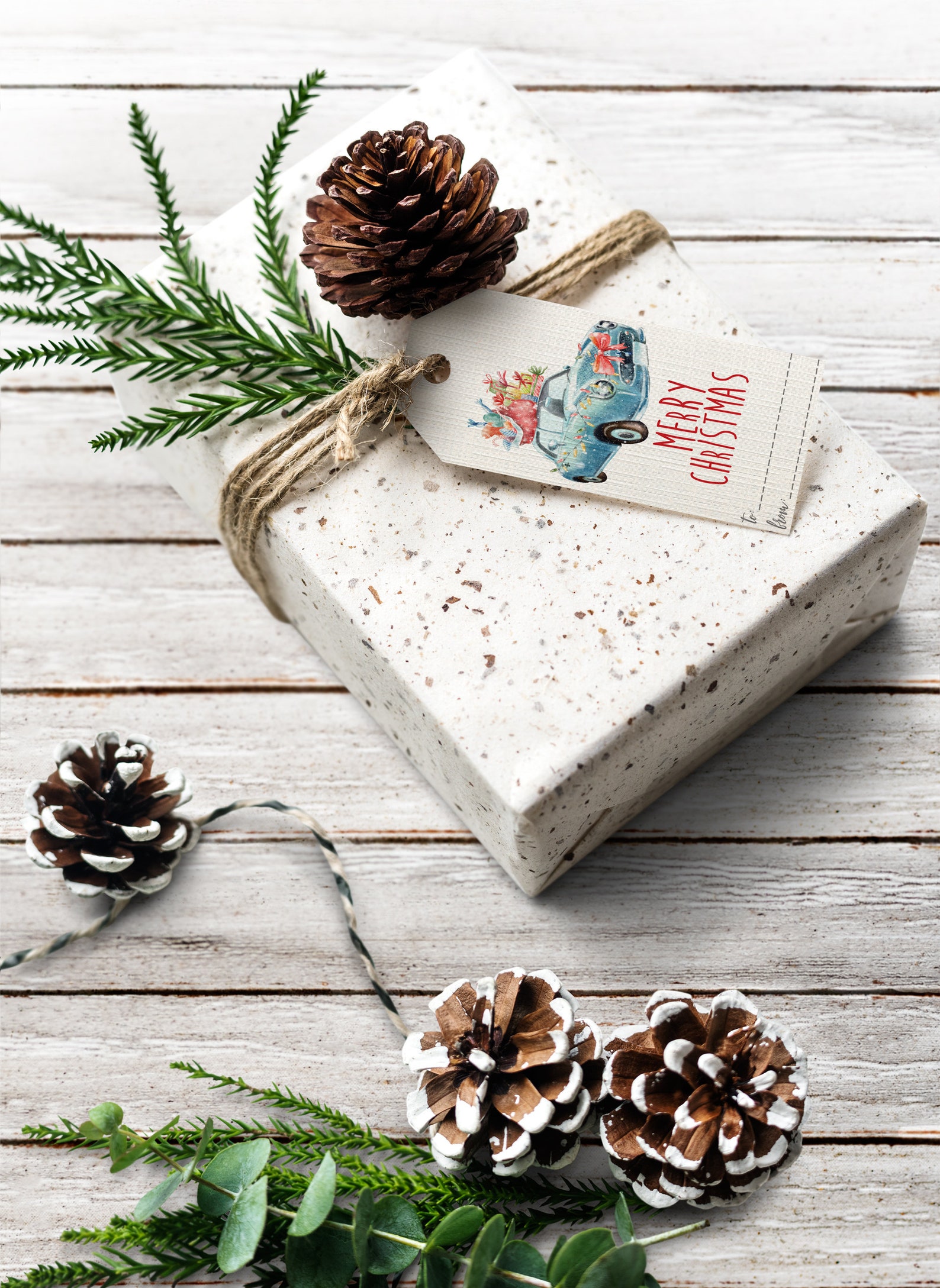 Christmas Gift Tags Printable Watercolor Christmas Tags - Etsy