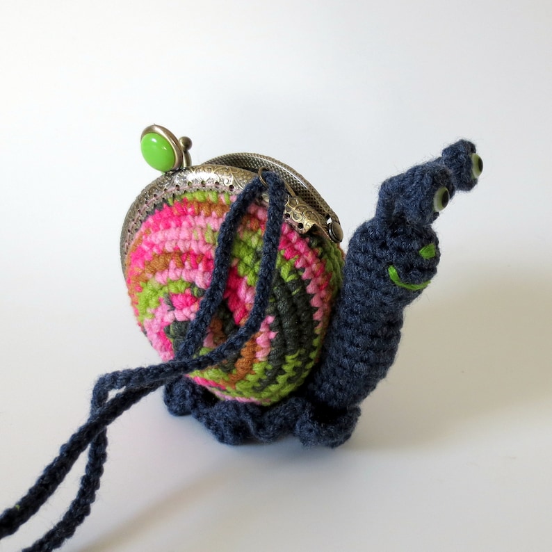 Snail coin purse Cute small bag snail Gift for girls | Etsy