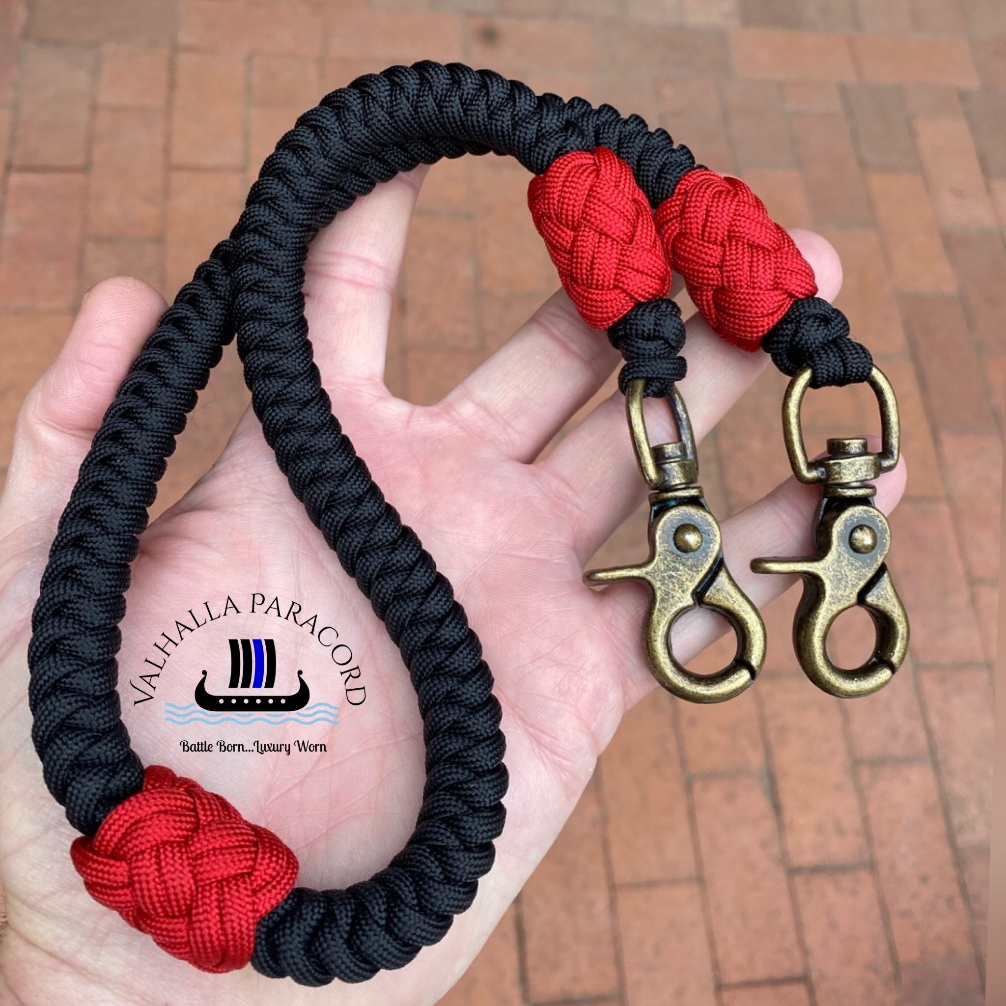 Paracord Wallet Chain Turkshead Edition - Etsy