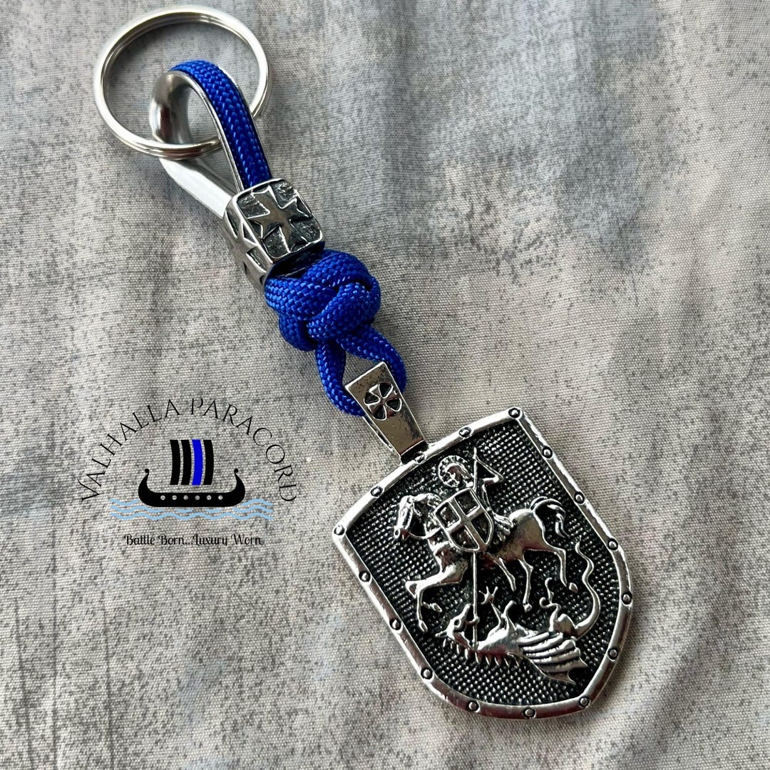 Archangel St Michael Keychain - Etsy