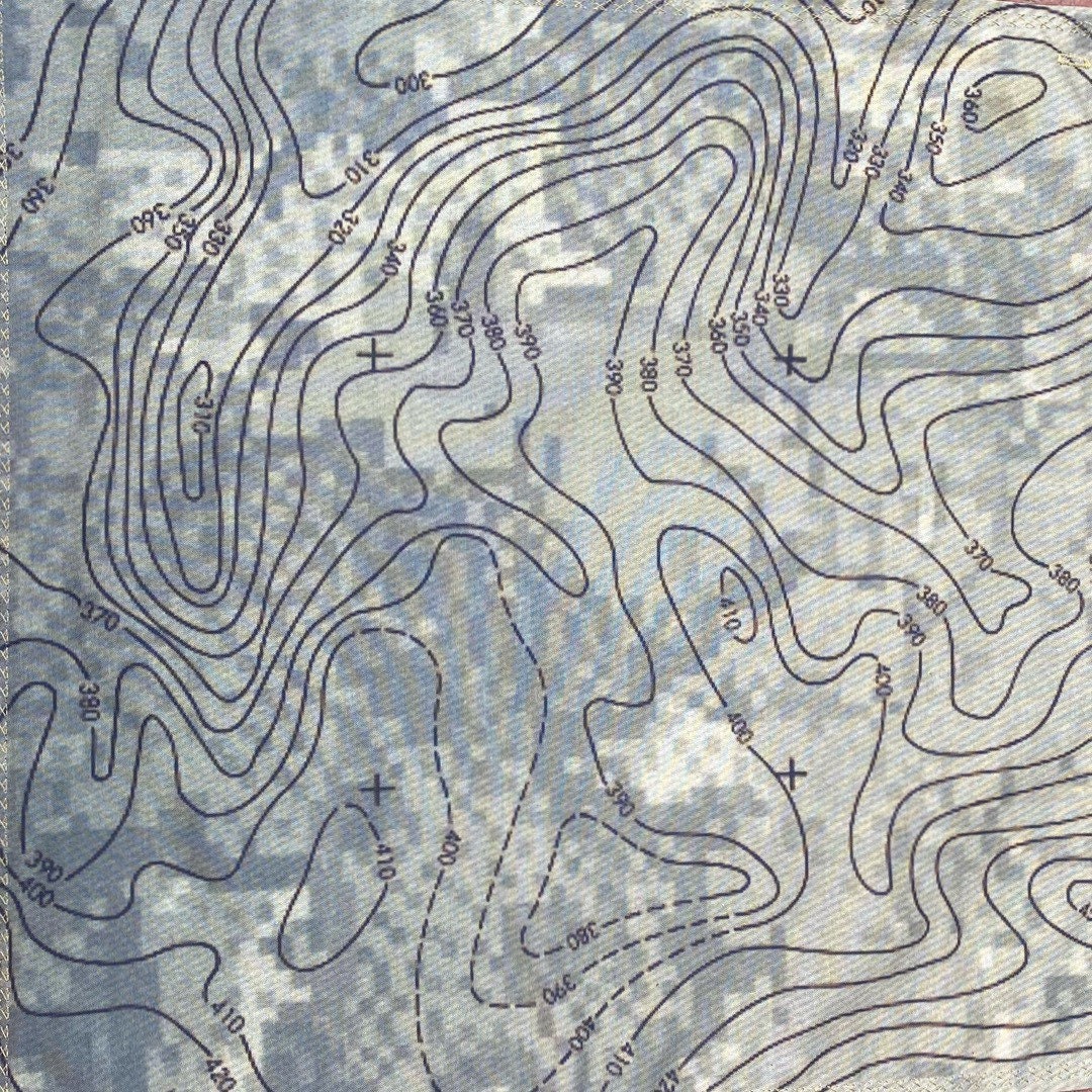 Oversized ACU Camo Topo & Microfiber EDC Hank - Etsy