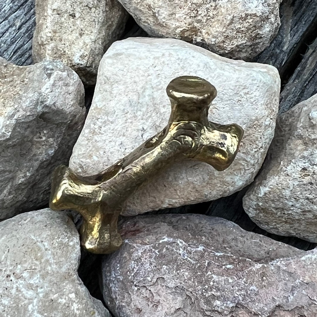 Brass Bone Paracord Toggle - Etsy