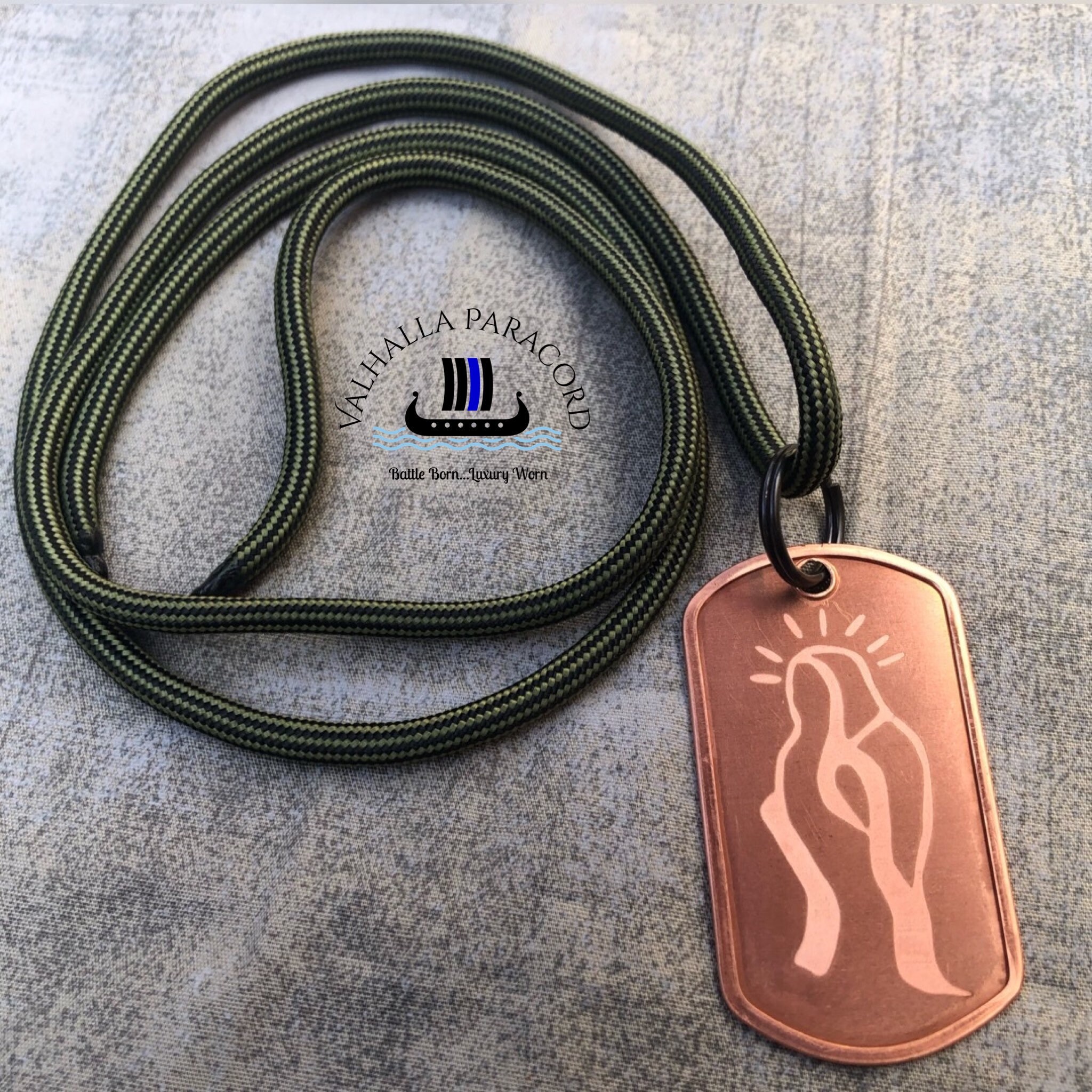 Laser Engraved Copper Dog Tag - Etsy