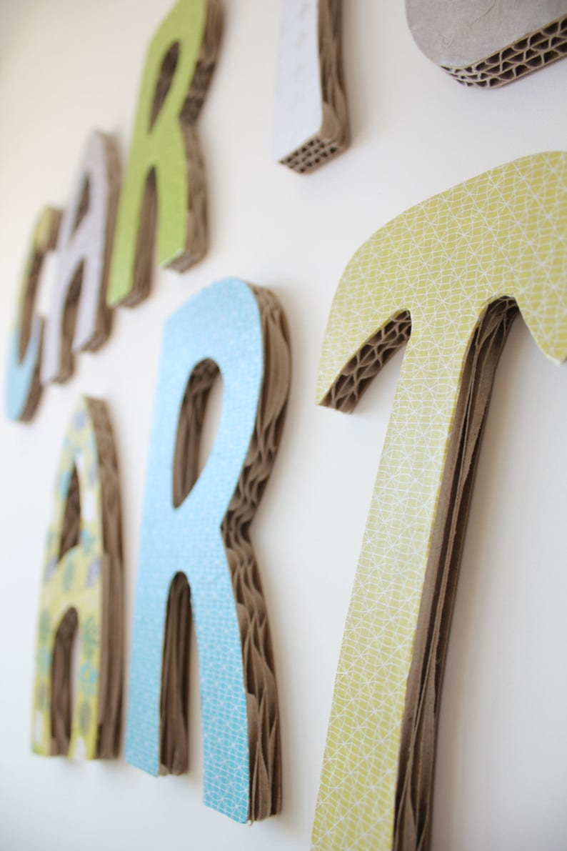 Large Cardboard Letters for Wall Sign - Etsy UK