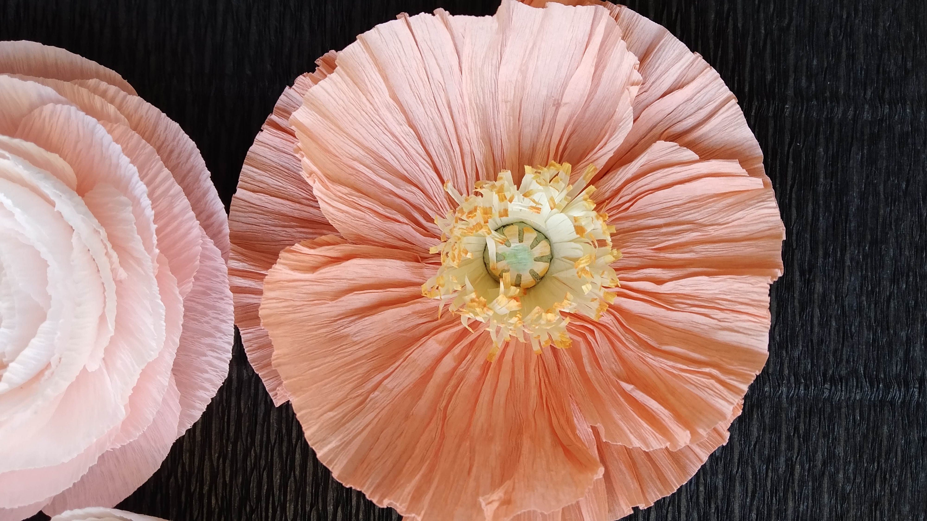 Paper Flower Set for Wedding Props Photo Decor - Etsy