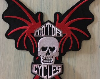 Motorcycle patch | Etsy