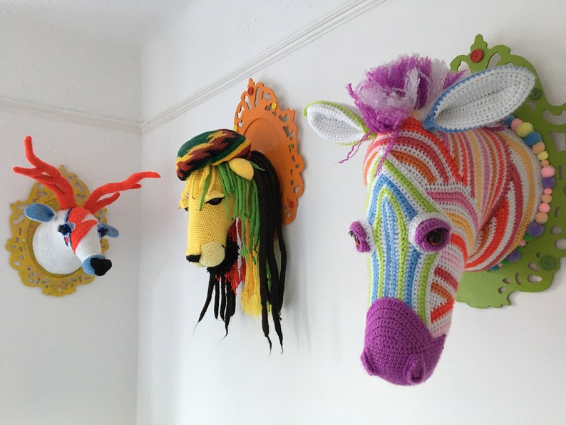 Crochet Animal Head Icons - Etsy