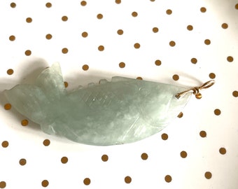 Fish Jade Pendant - Etsy