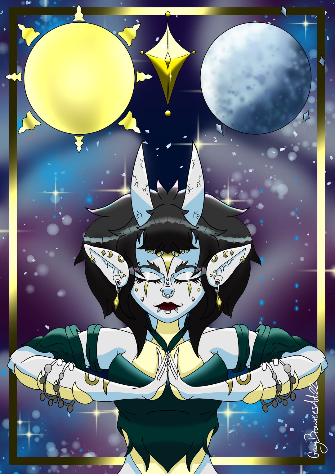 Astral Goddess Print - Etsy