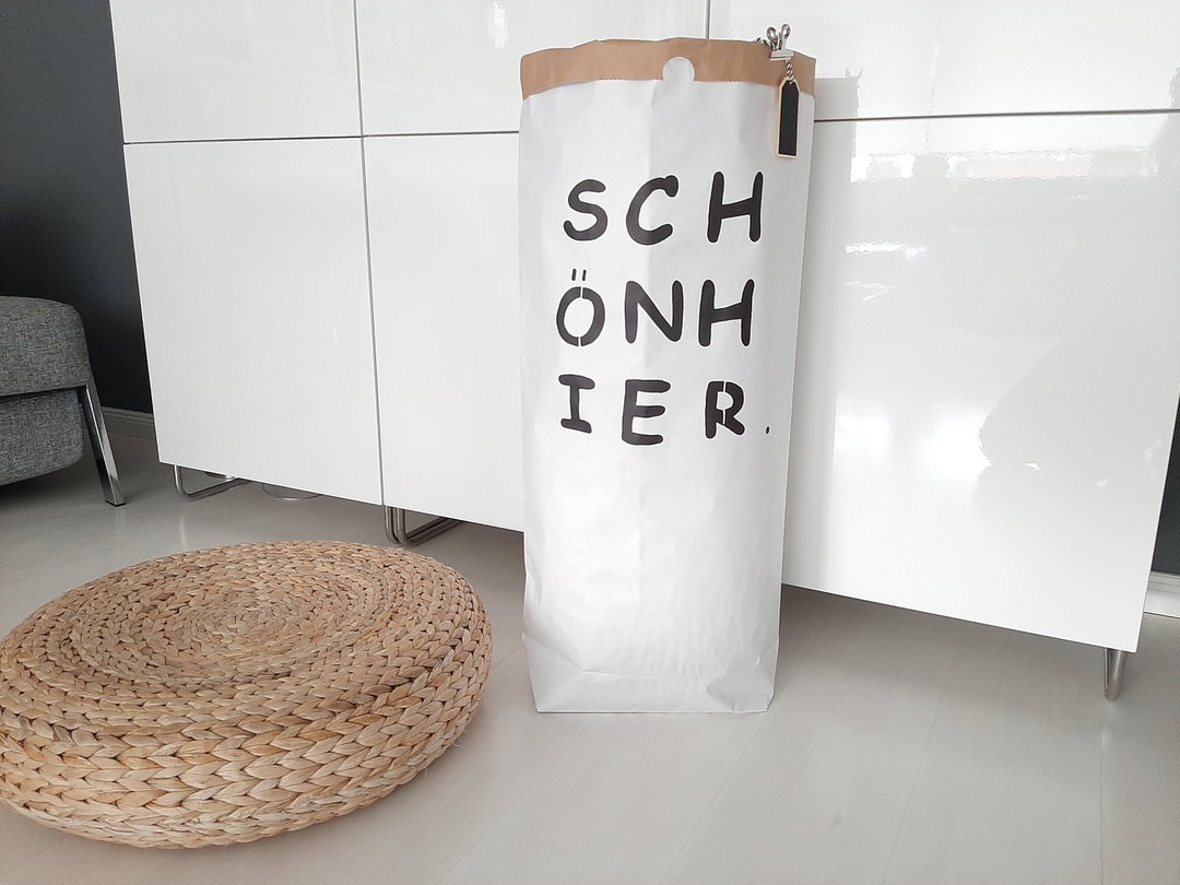 White Paper Bag, Large Paper Bag, Paper Bag, Nice Here - Etsy UK