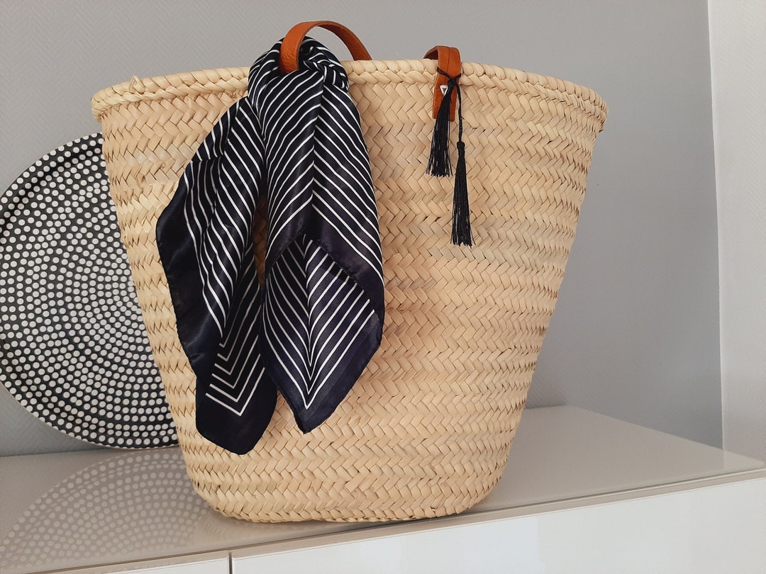 Ibizatasche , Korbtasche, Strandtasche, Markttasche, Basttasche ...