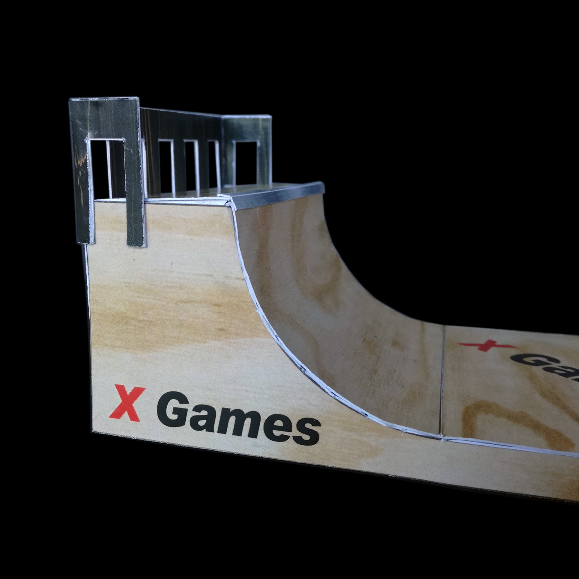 Printable Paper Craft Skate Park Halfpipe / Half-pipe Vert Ramps for ...