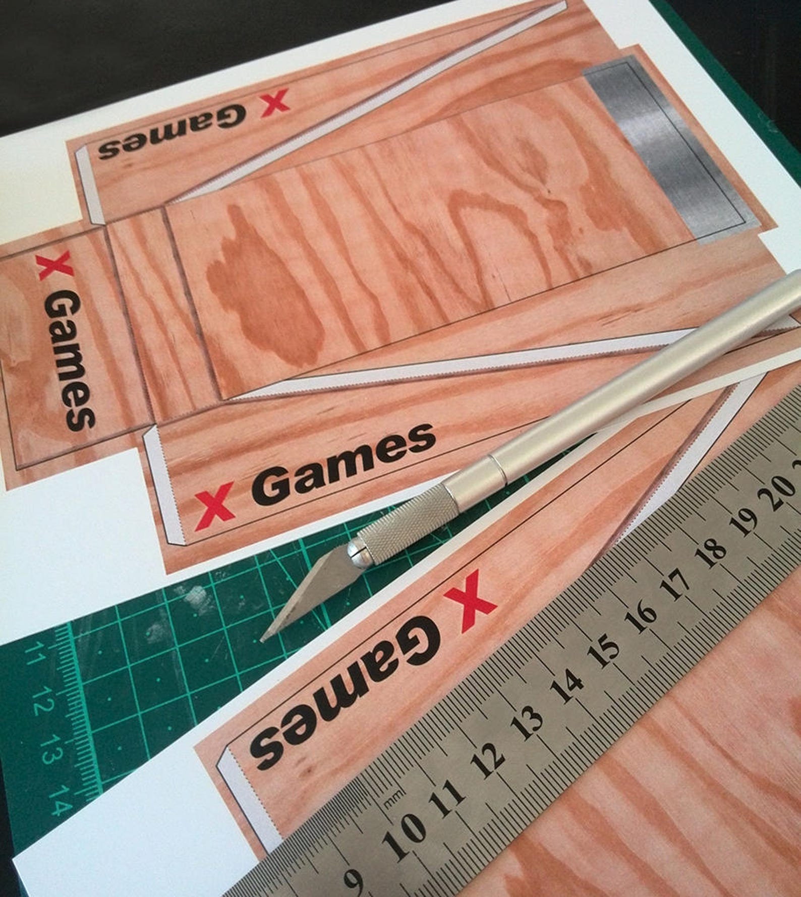 Print It Yourself - Paper Craft Skate Park Ramps for Skateboard ...