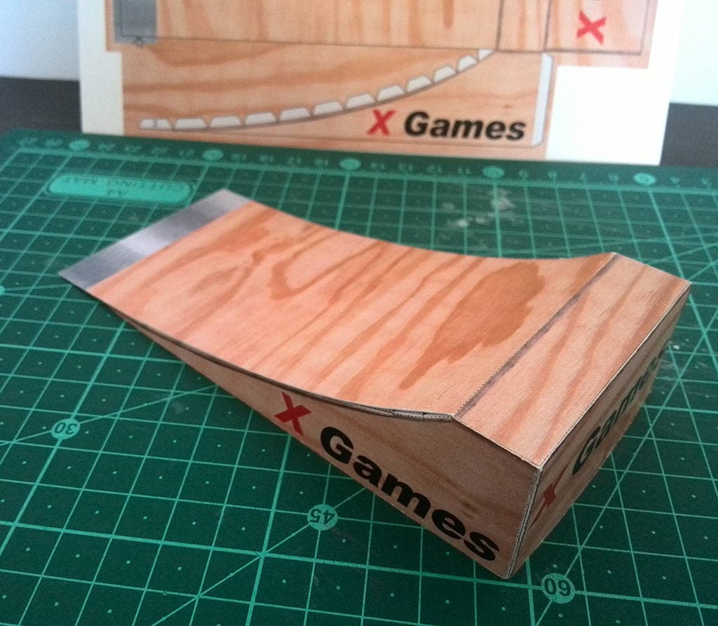 Printable Paper craft skate park ramps for skateboard - Etsy España