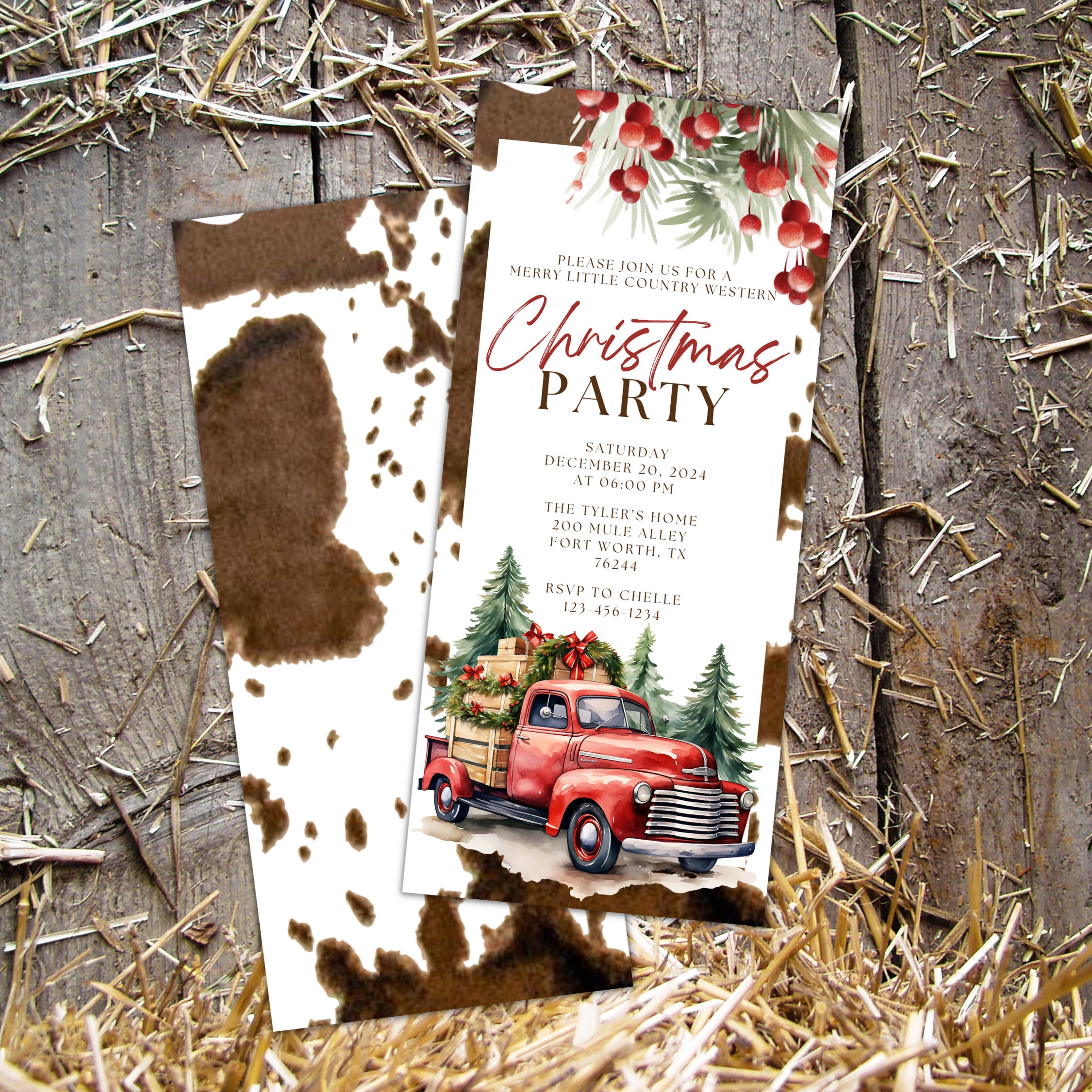 Hoilday Party Invitation Template Country √ 30 Western Party