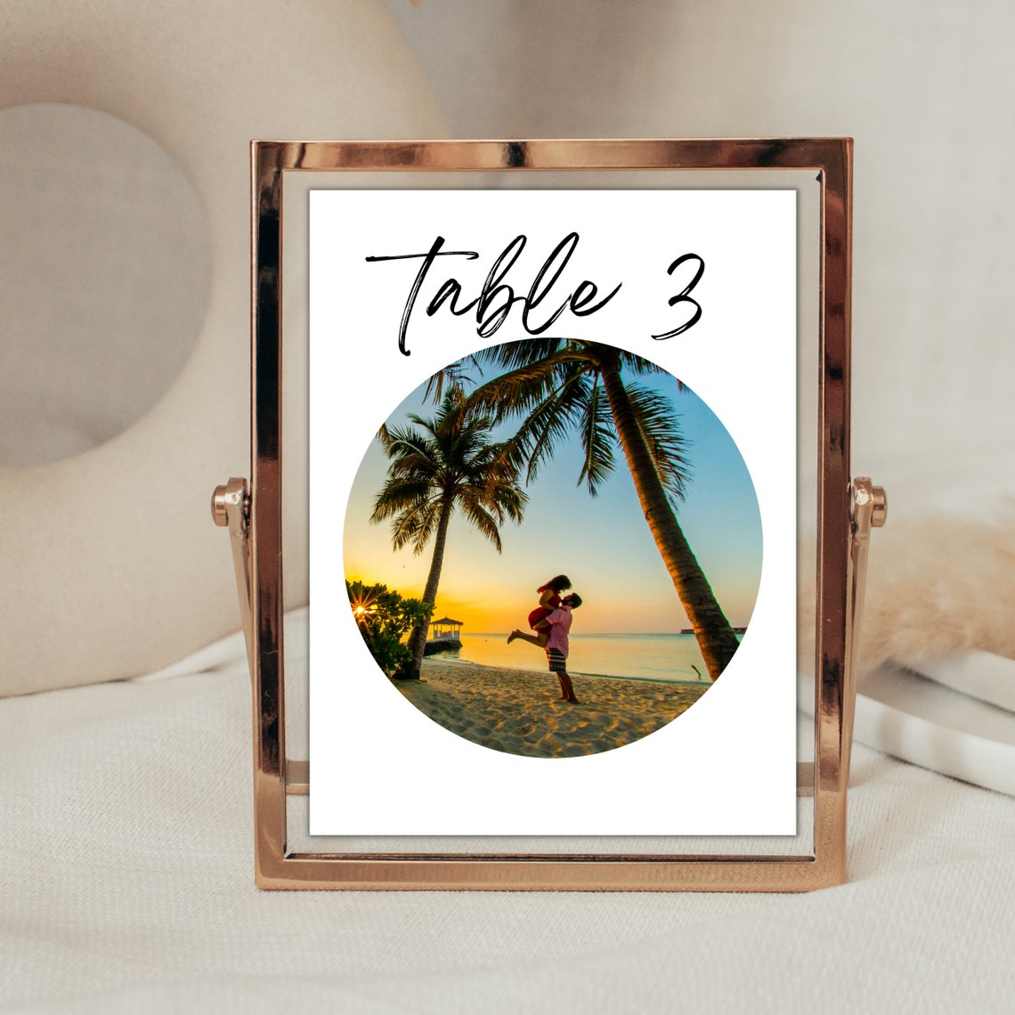 Modern Wedding Seating Assignment Sign Template Photo Table - Etsy