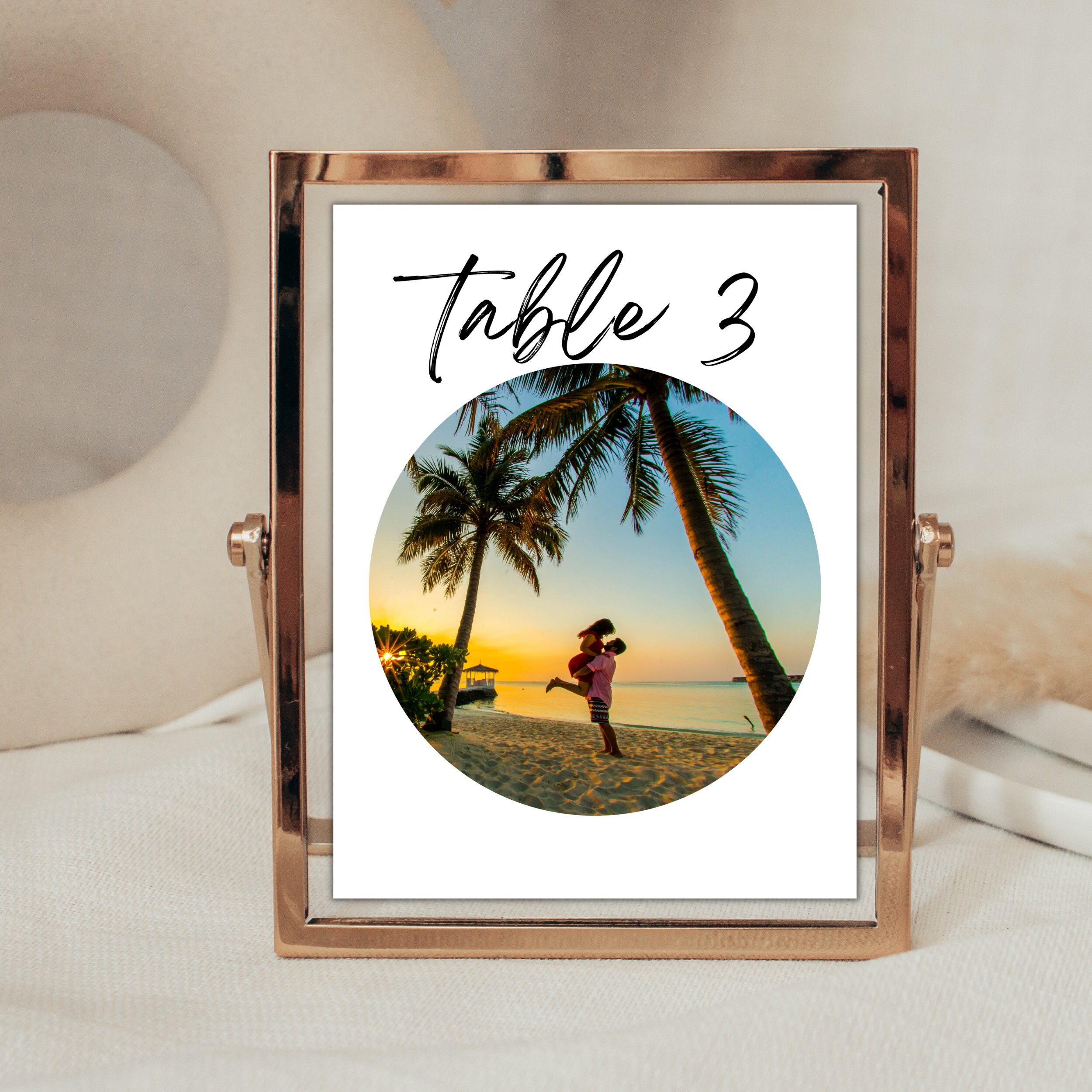 Modern Wedding Seating Assignment Sign Template Photo Table - Etsy