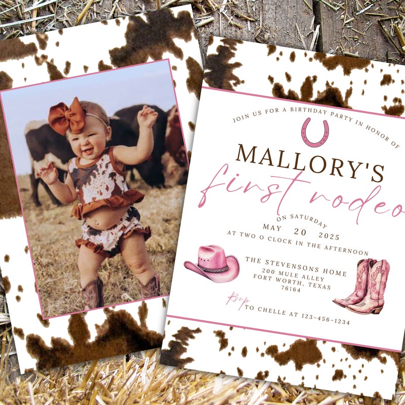 Rodeo Party Invitation - Etsy