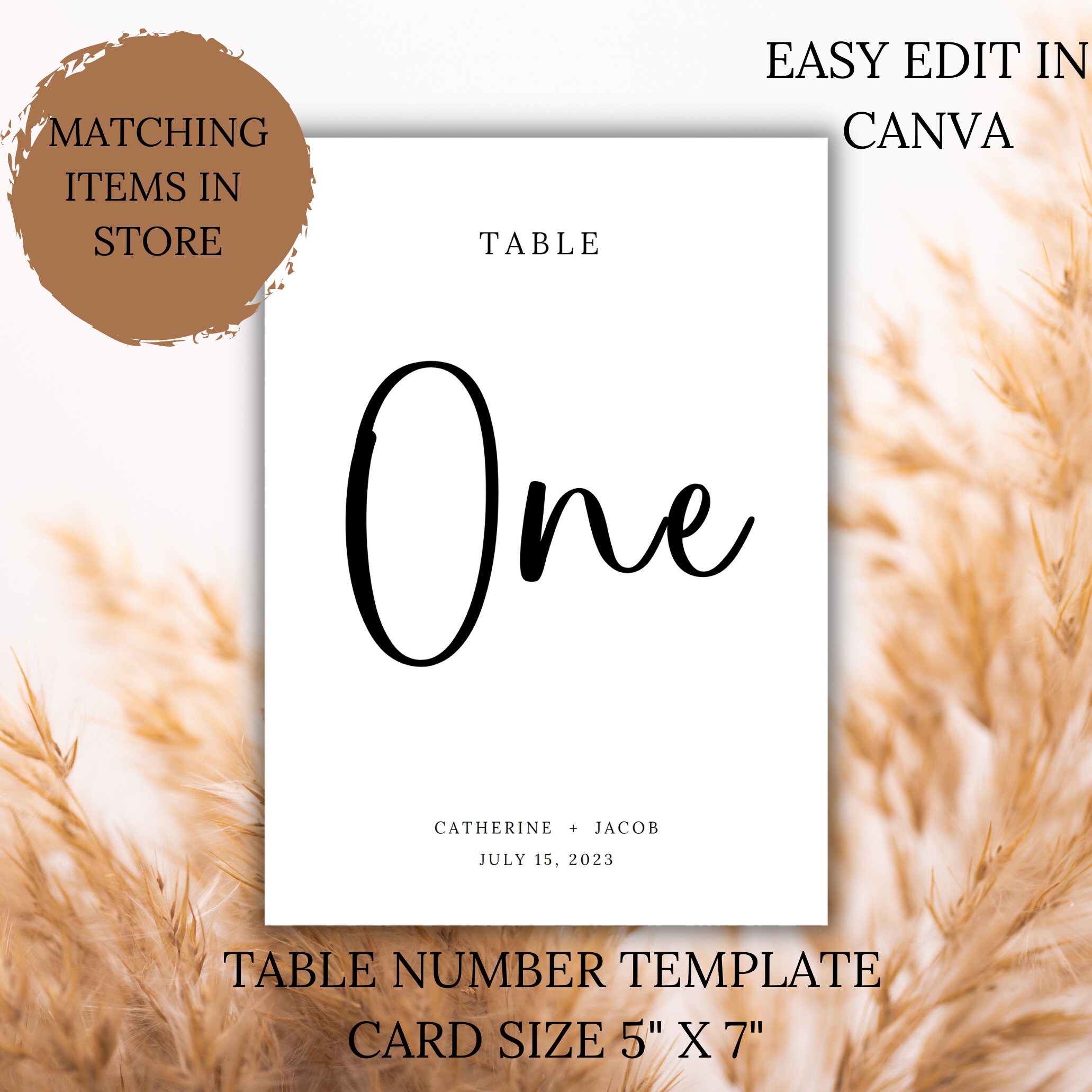 Table Top Wedding Reception Numbers Reception Assigned Seating - Etsy