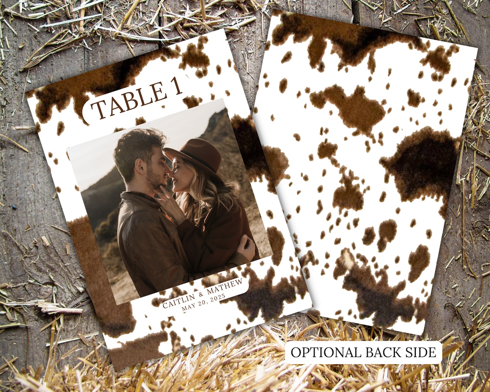 Western Wedding Seating Assignment Template Photo Table Numbers ...