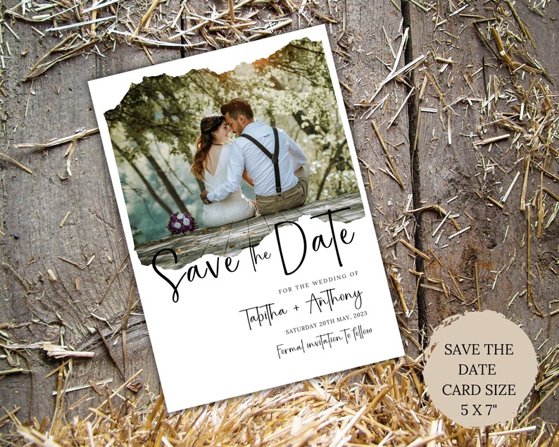 Country Wedding Invitation Templates Simple Wedding Invites - Etsy