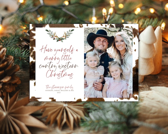 Western Christmas Cards Printable Cowgirl Christmas Cards | Zazzle UK