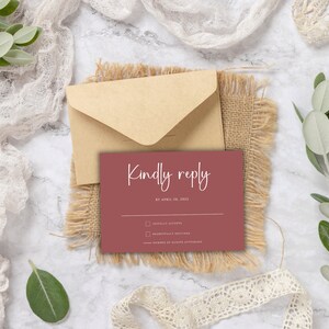Kindly Reply Card Template Respond to Our Wedding Card Rsvp Card ...
