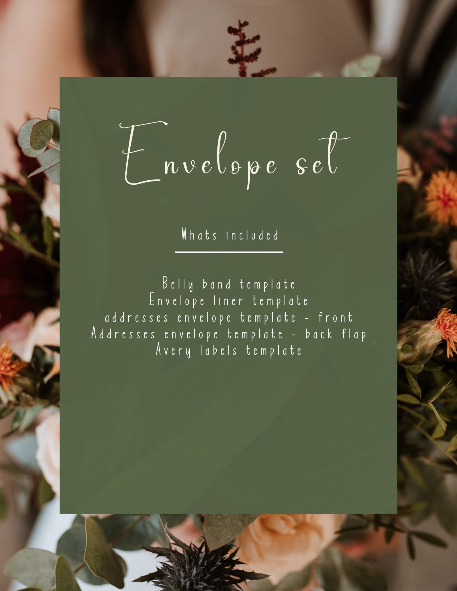 Envelope Matching Wedding Set Envelope Belly Band Envelope - Etsy