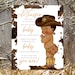A Little Cowboy is on the Way Baby Shower Games Clothespin Game Sign ...