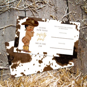 A Little Cowboy is on the Way Baby Shower Signs Western Baby Shower ...