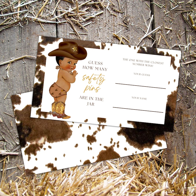 A Little Cowboy is on the Way Baby Shower Signs Western Baby Shower ...