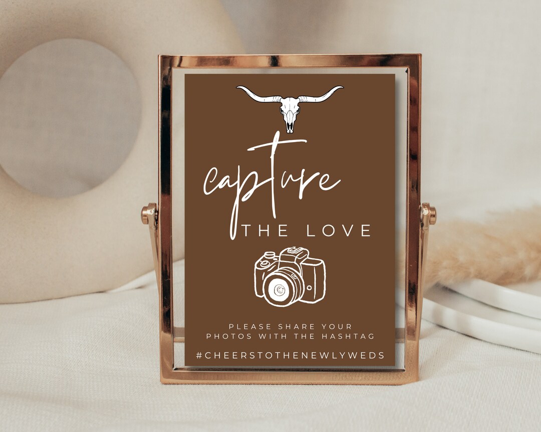 Western Wedding Table Sign Templates Southwestern Theme Wedding Rustic ...