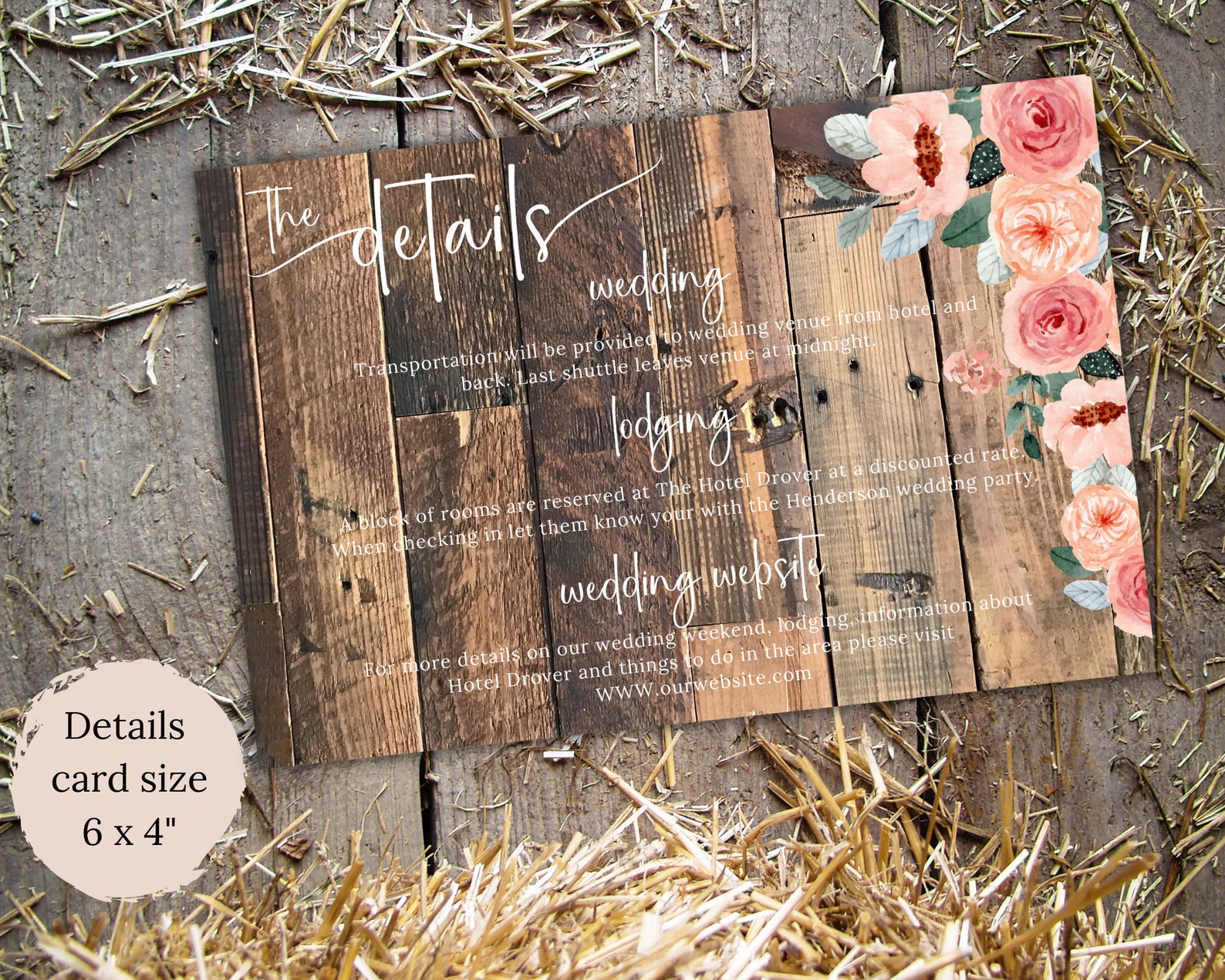 Country Western Wedding Invitation Template Kindly Reply Card Rustic ...