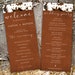 Western Wedding Program Template Rustic Wedding Cowhide Wedding Program ...