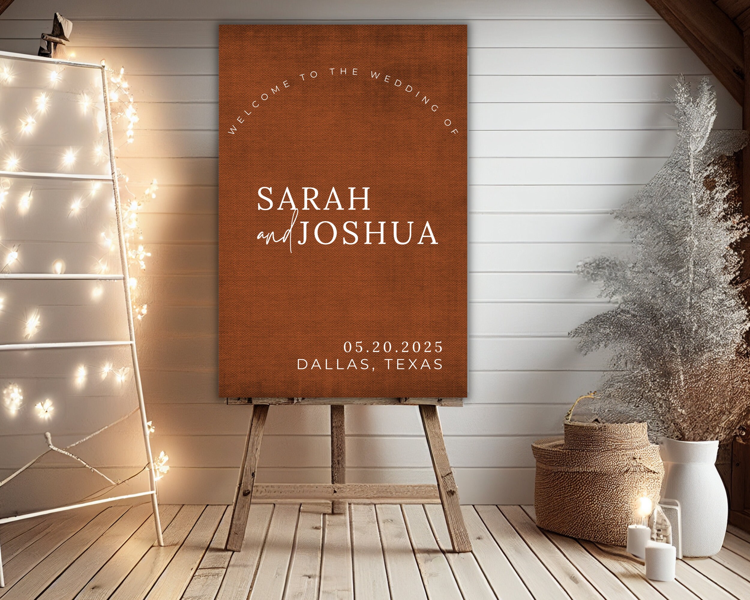 Western Wedding Sign Template Rustic Wedding Welcome Sign - Etsy