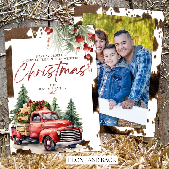 Country Family Christmas Cards