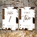 Cowboy Wedding Decor Western Wedding Table Number Signs Template ...