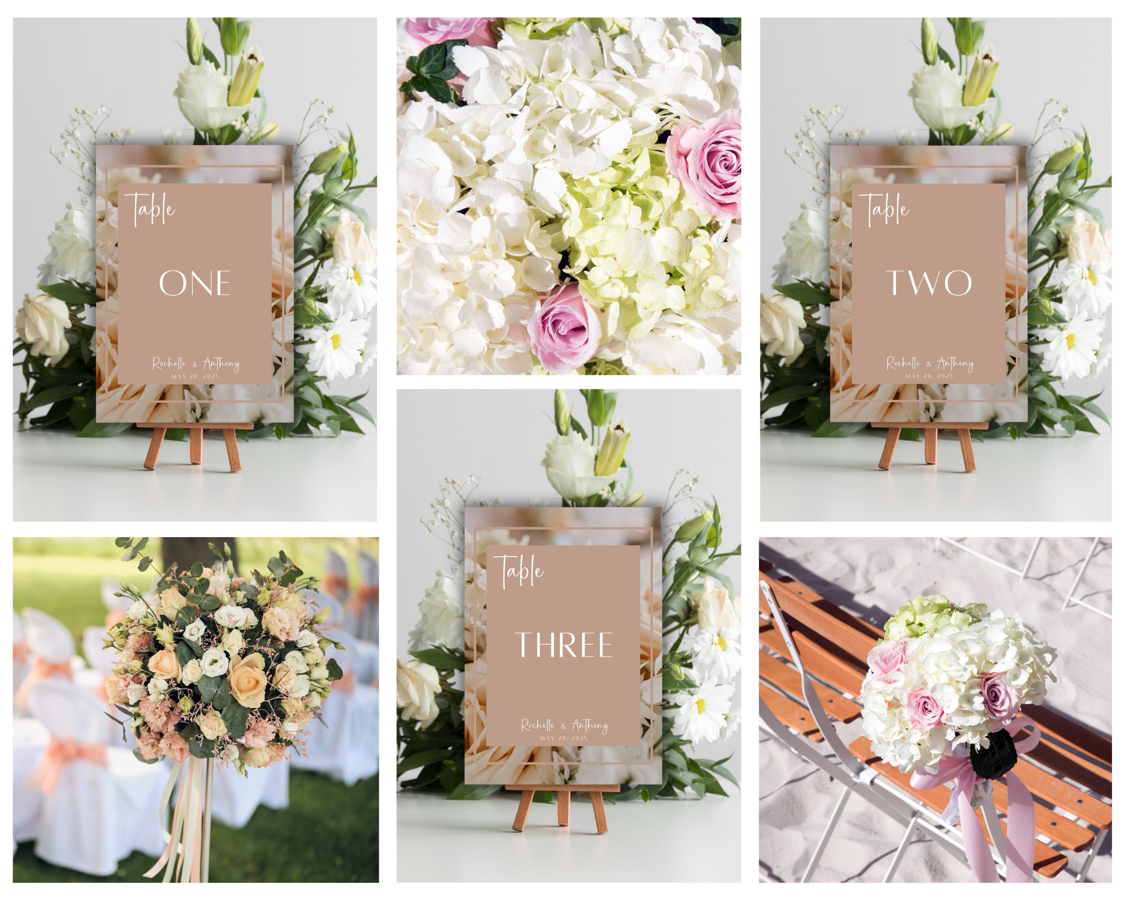 Wedding Seating Chart Template Wedding Seating Plan Table Numbers ...