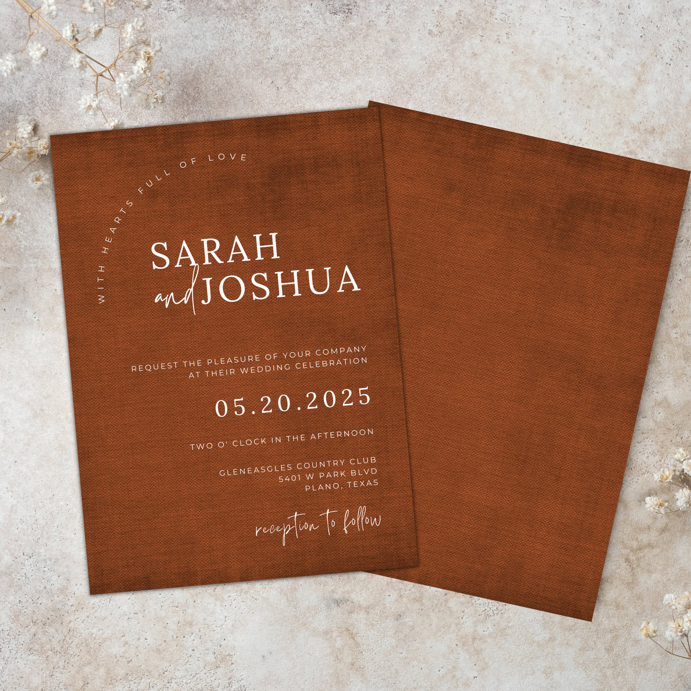 Rustic Wedding Invitation Template Western Wedding Printable Invite ...