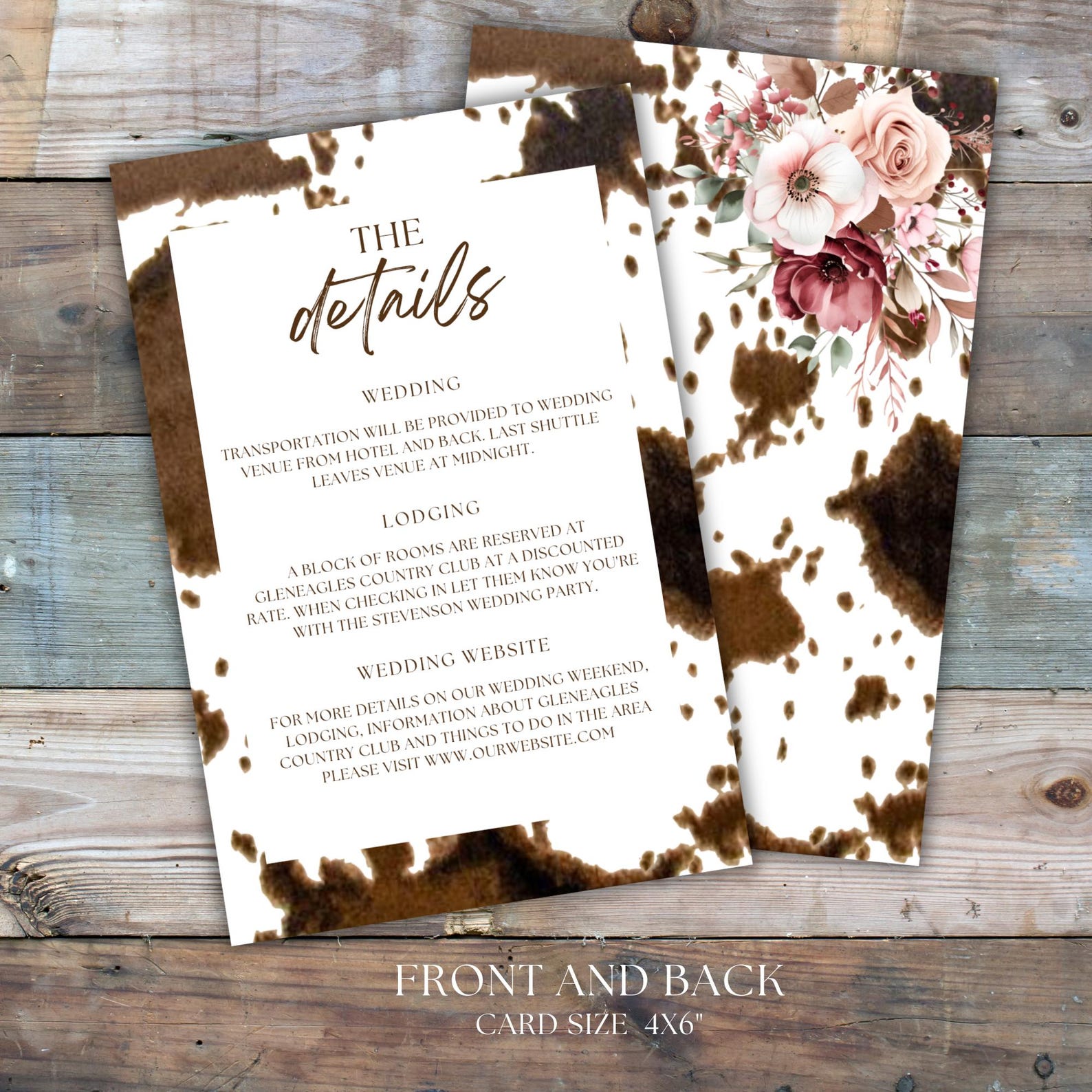 Western Wedding Invitation Set Burgundy and Pink Floral Wedding Invites ...