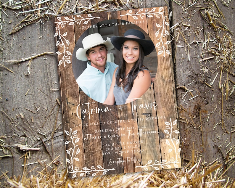 Country Wedding Invitation Bundle Wedding Set Country Western ...