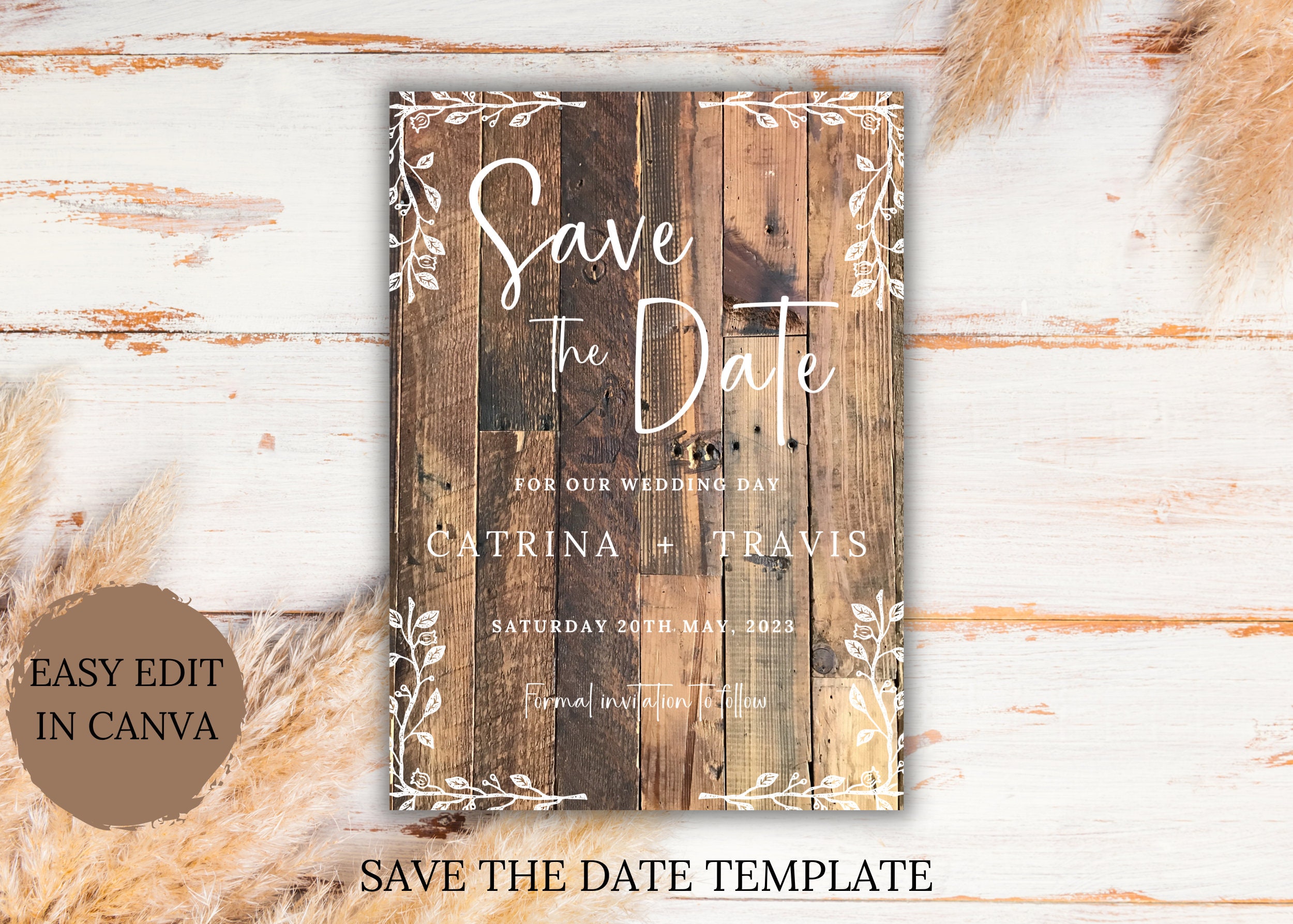 Barn Wedding Invitation Set Country Western Wedding Invitation ...