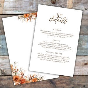Country Wedding Invitation Set Rustic Floral Wedding Invitations Cowboy ...