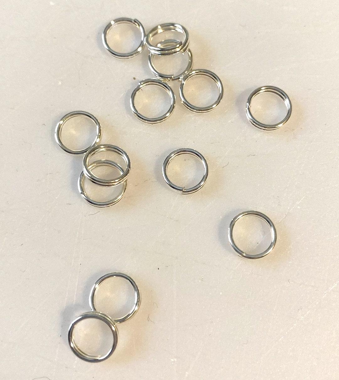 Stainless Steel Double Loop Jump Rings, Stainless Steel Color, 16x1.2mm ...